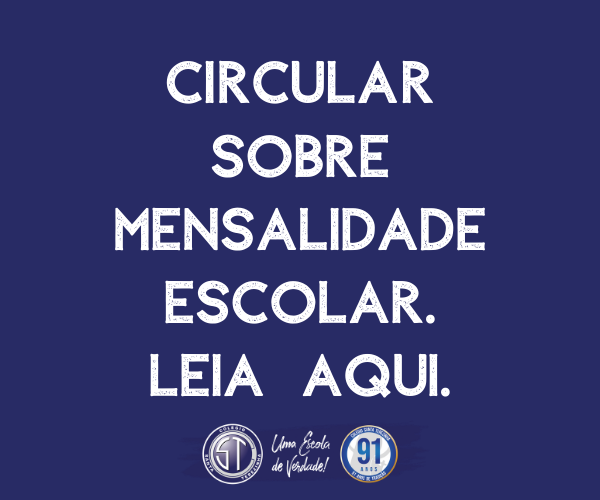 CIRCULAR SOBRE MENSALIDADE ESCOLAR. LEIA AQUI! – Colégio Santa Terezinha